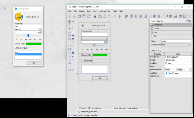 Scripting en gvSIG: Scripts con Interfaces Visuales | gvSIG blog
