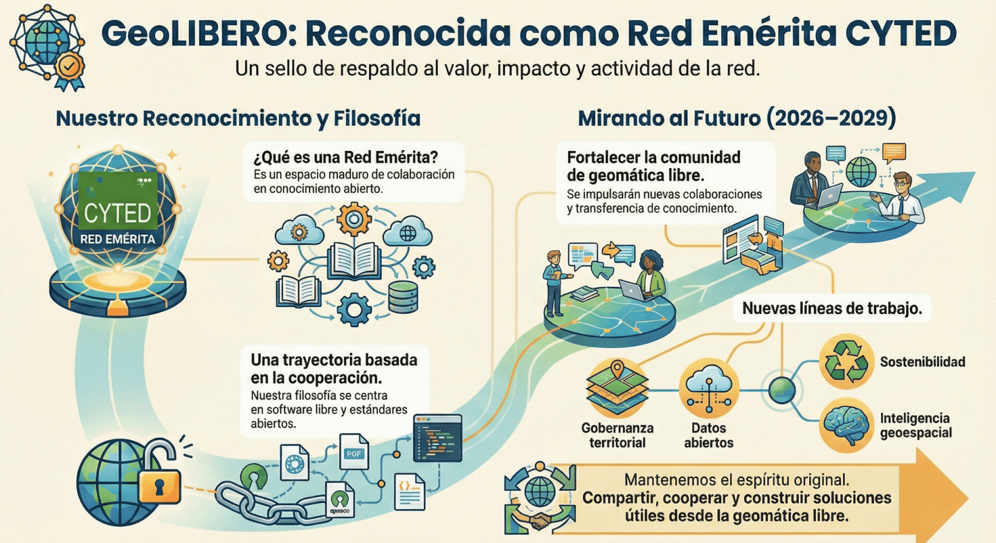 GeoLIBERO se convierte en Red Emérita CYTED | gvSIG blog